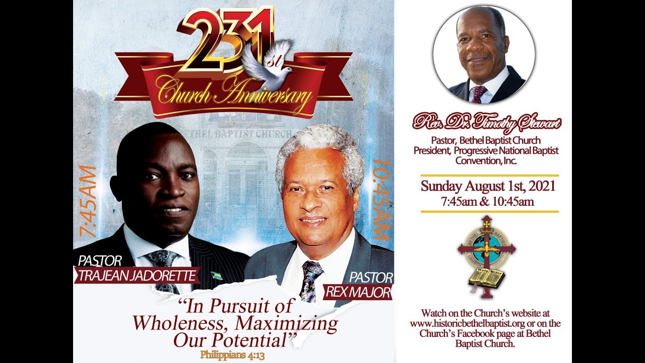 August 1 2021 11am Anniversary Service - YouTube