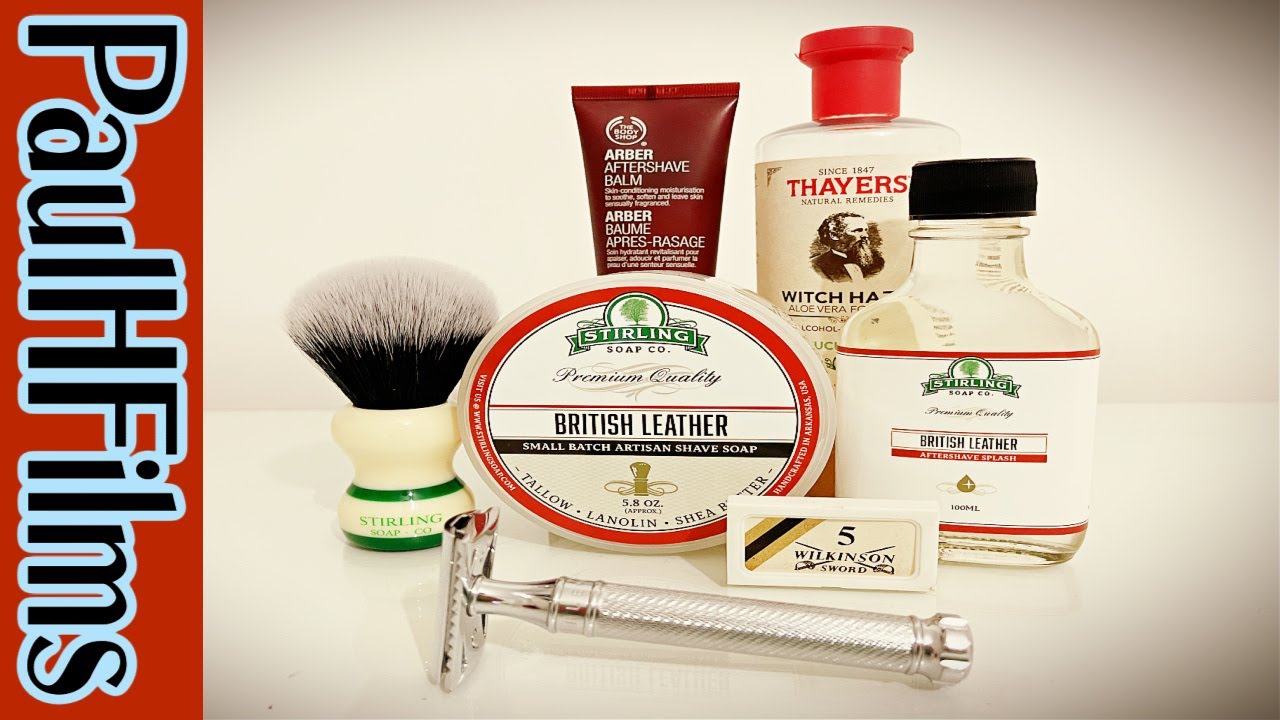 Muhle R89 Twist | Stirling "British Leather" Shaving Soap & Aftershave ...