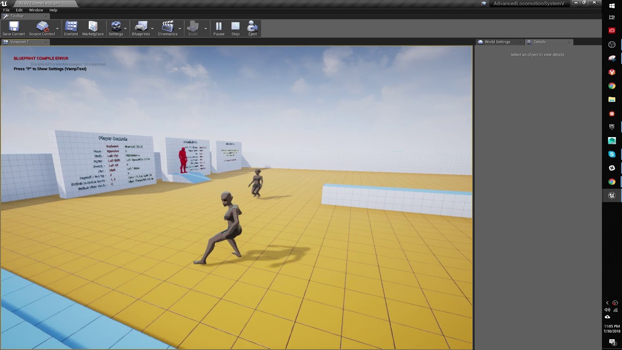 The Vampire Apprentice: LOCOMOTION TEST - YouTube