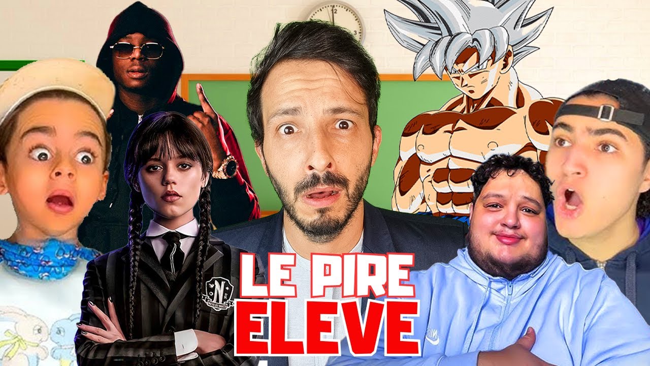 LE PIRE ELEVE ! (compilation tiktok avec Goku, Nicolux, Le déraciné, mercredi adams, zakino ...