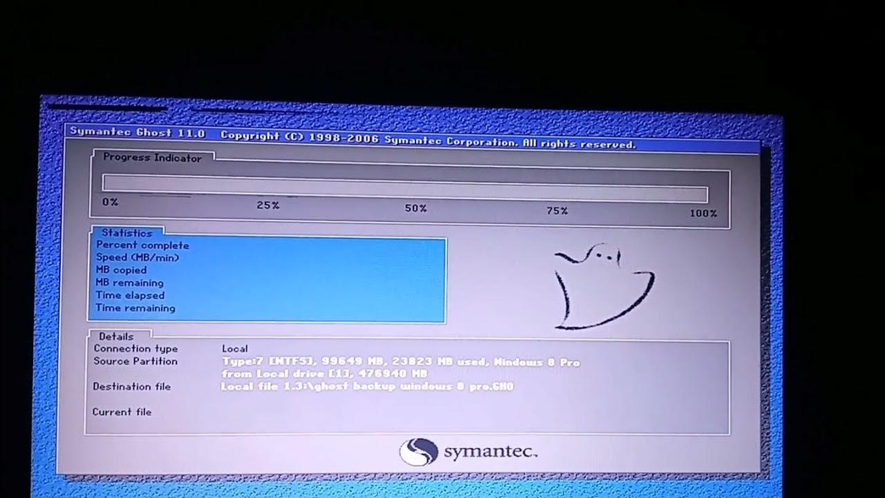 How To Create full Windows Backup and Restore through Symantec Norton Ghost - YouTube