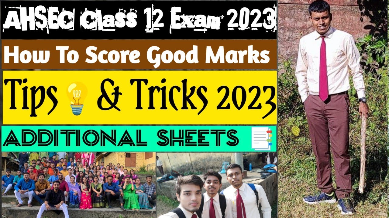 Ahsec Class 12 Exam 2023 | Important Tips & Tricks for Students | My ...