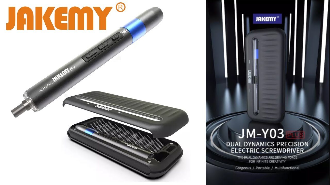 43 in 1 Dual dynamics precision electric screwdriver JM-Y03 PLUS - YouTube