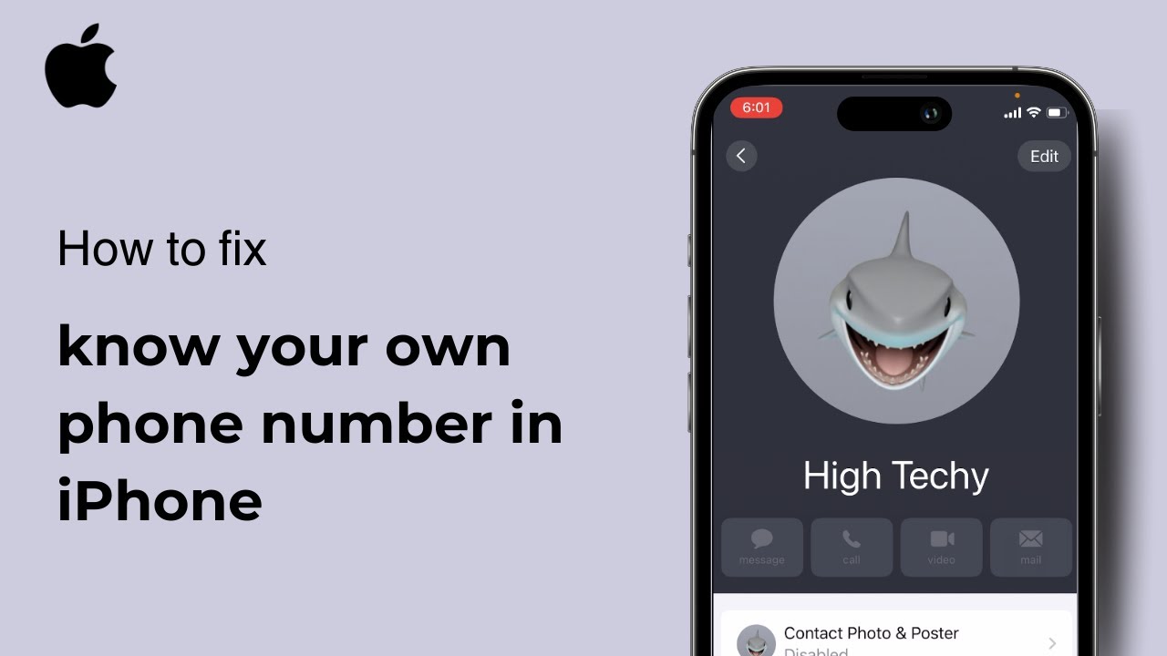 How to know your own phone number in iPhone ( iOS ) 2024 - YouTube
