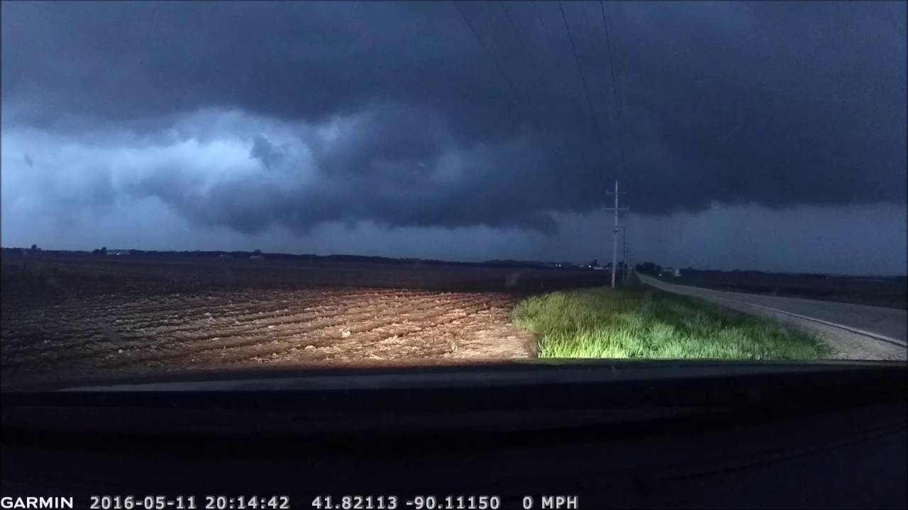5/11/16 rotating wall cloud - YouTube