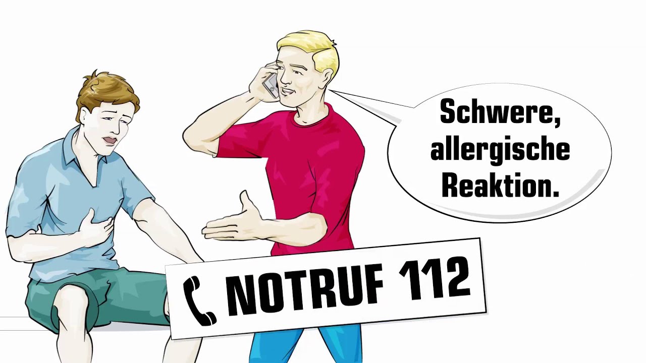Anaphylaxie erkennen und handeln - YouTube