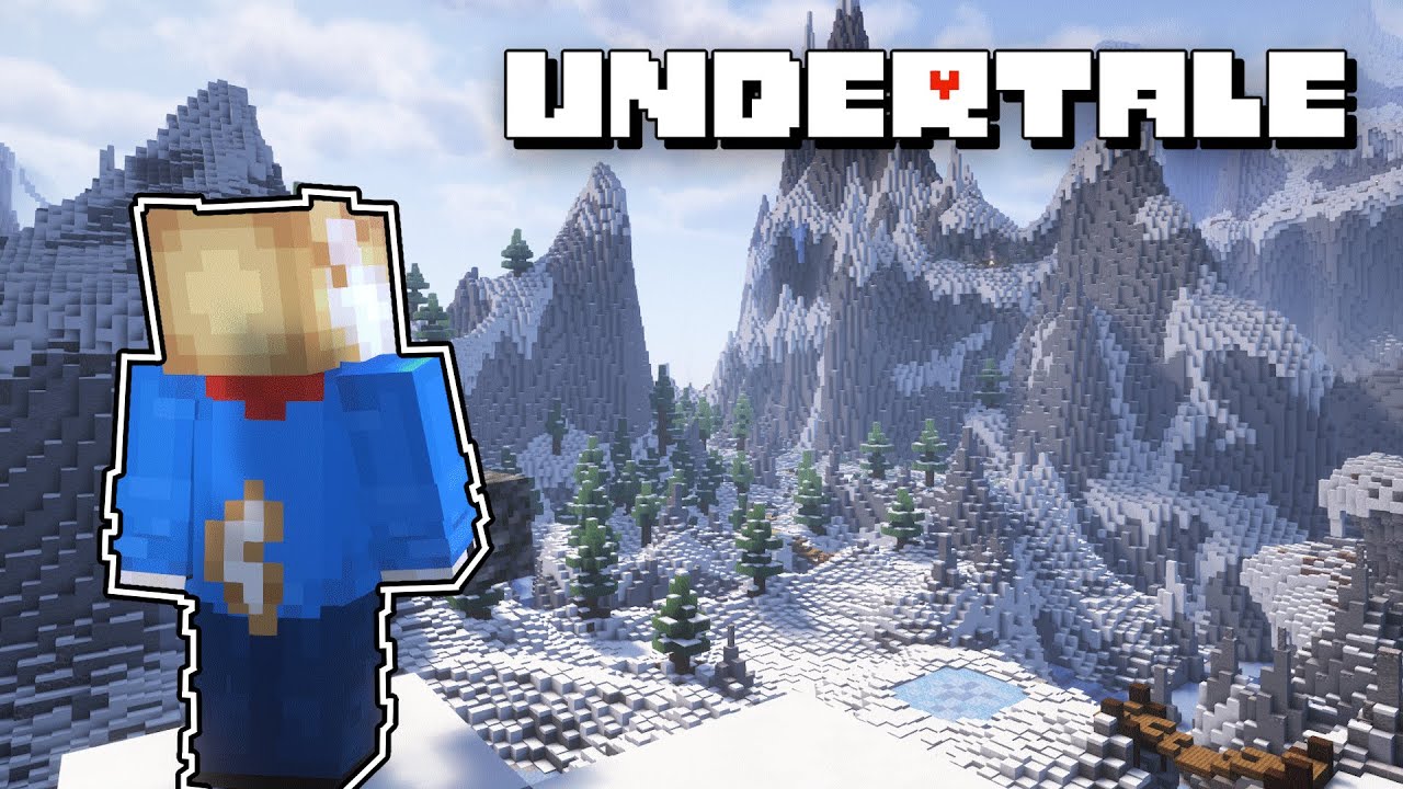 Undertale in Minecraft - Snowdin So Far! - YouTube
