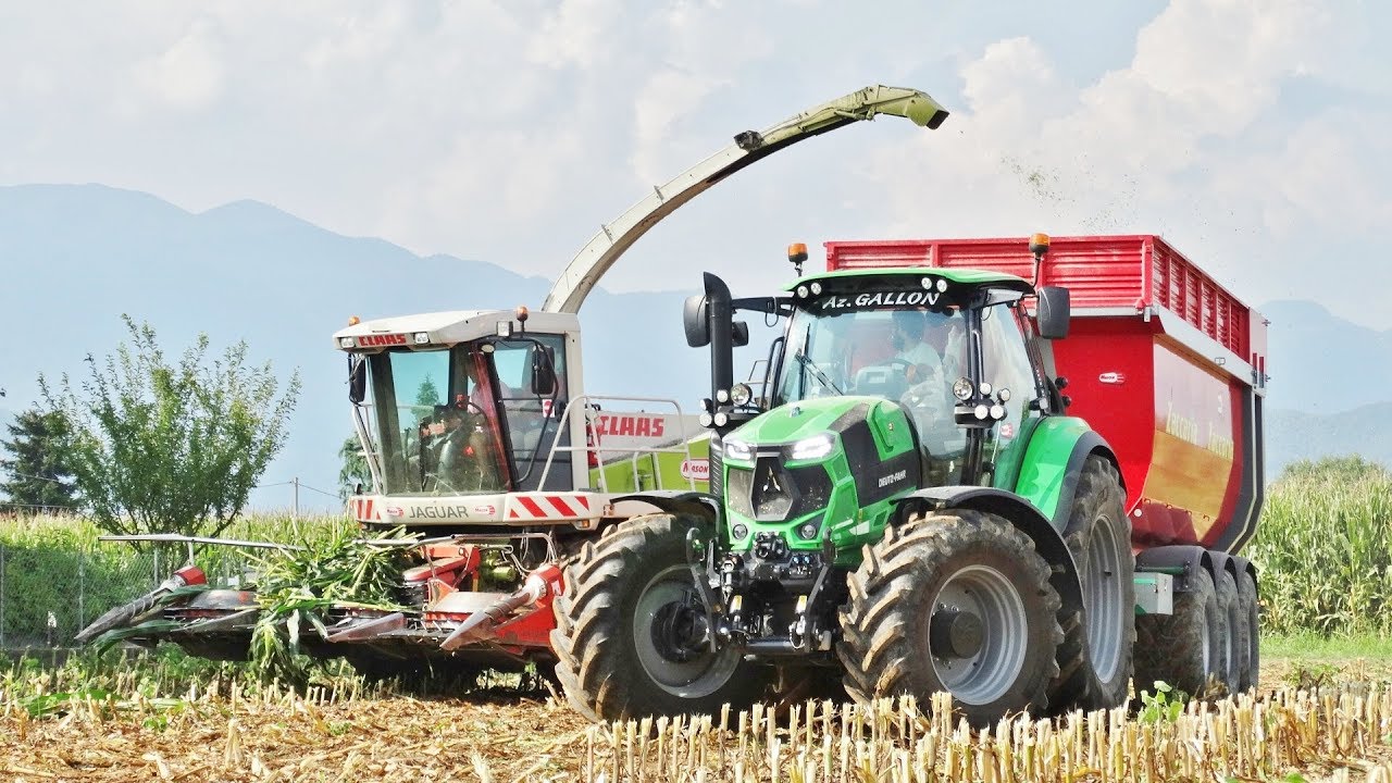 Claas Jaguar 850 Speedstar + Kemper Champion 4500 | SDF Tractors ...