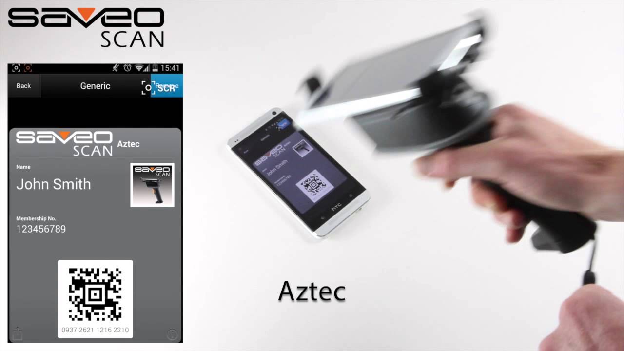 Saveo Scan scanning eTickets from smartphone screen - YouTube