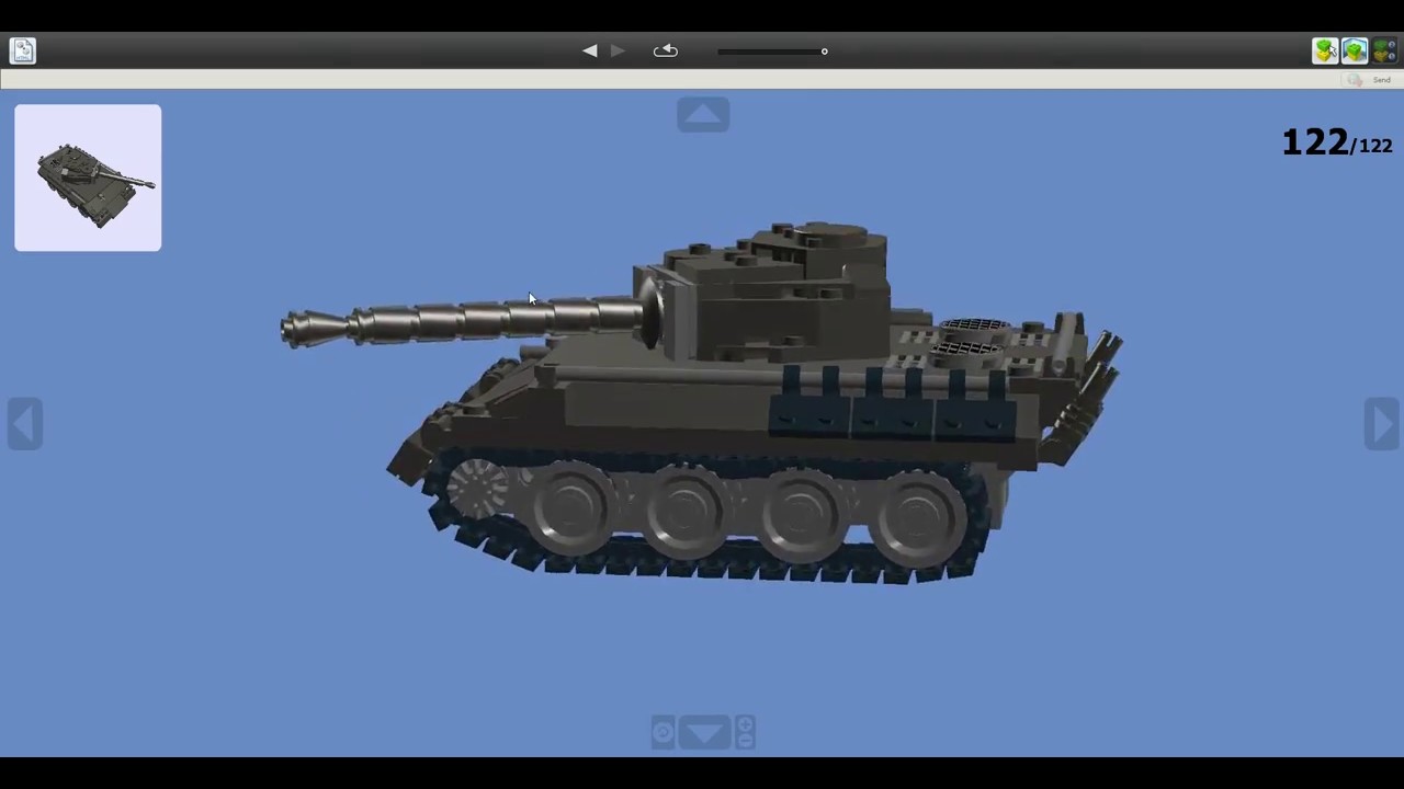 LEGO Panther Tank MOC with instructions - YouTube