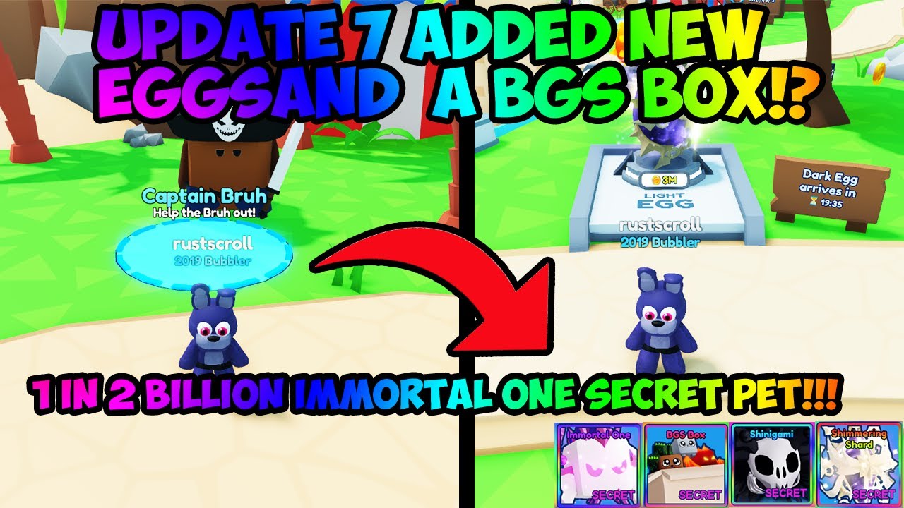 UPDATE 7 ADDED BGS BOX, DAY AND NIGHT EGGS, AND INSANE 1 IN 2 BILLION ...