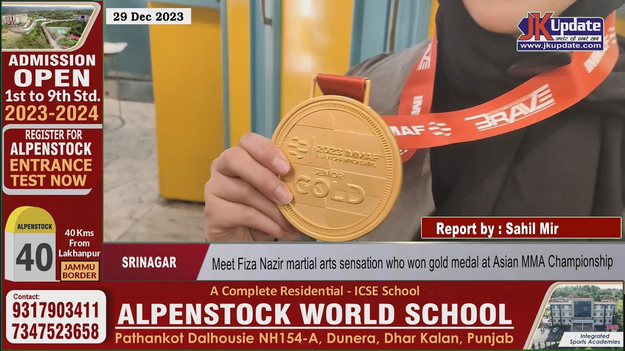 Meet Fiza Nazir martial arts sensation who won gold medal at Asian MMA ...