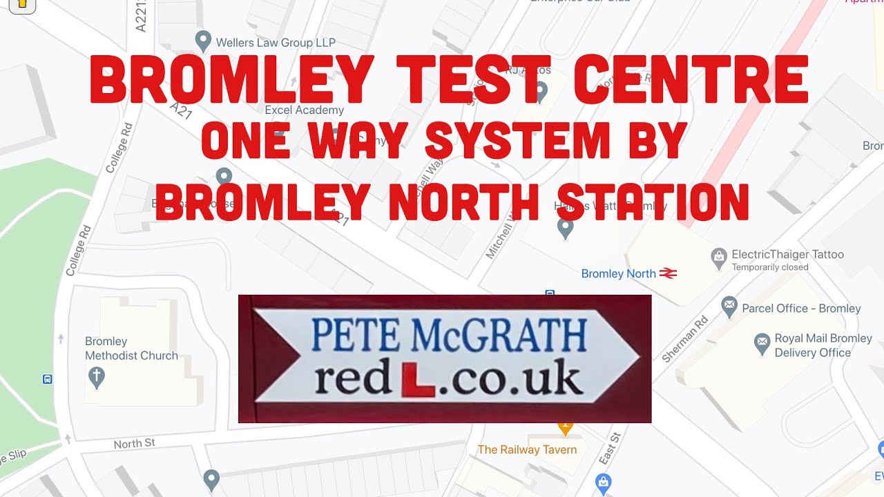 Bromley Driving Test Centre - One Way route near Bromley North Station ...