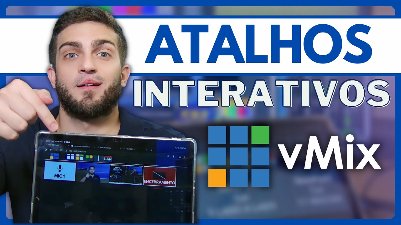 vMix | Atalhos Interativos e Personalizados - Web Controlador - YouTube