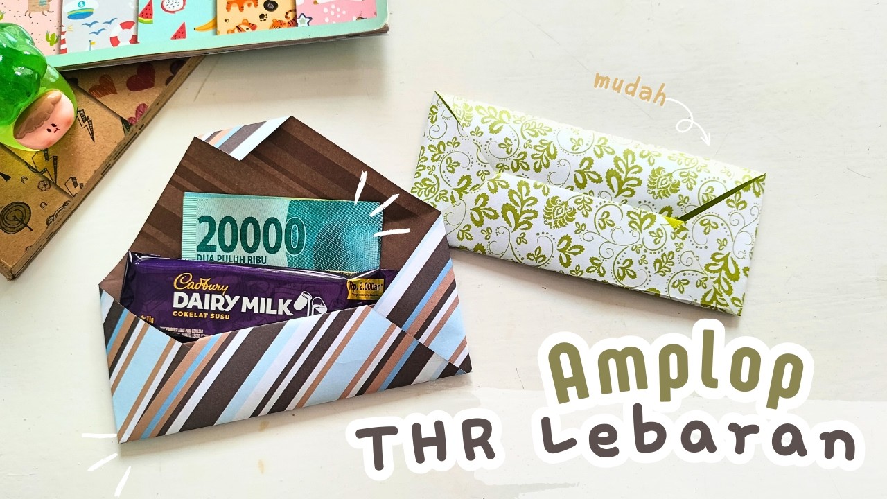 Ide bikin amplop thr lebaran dari kertas origami || Amplop THR #14 ...