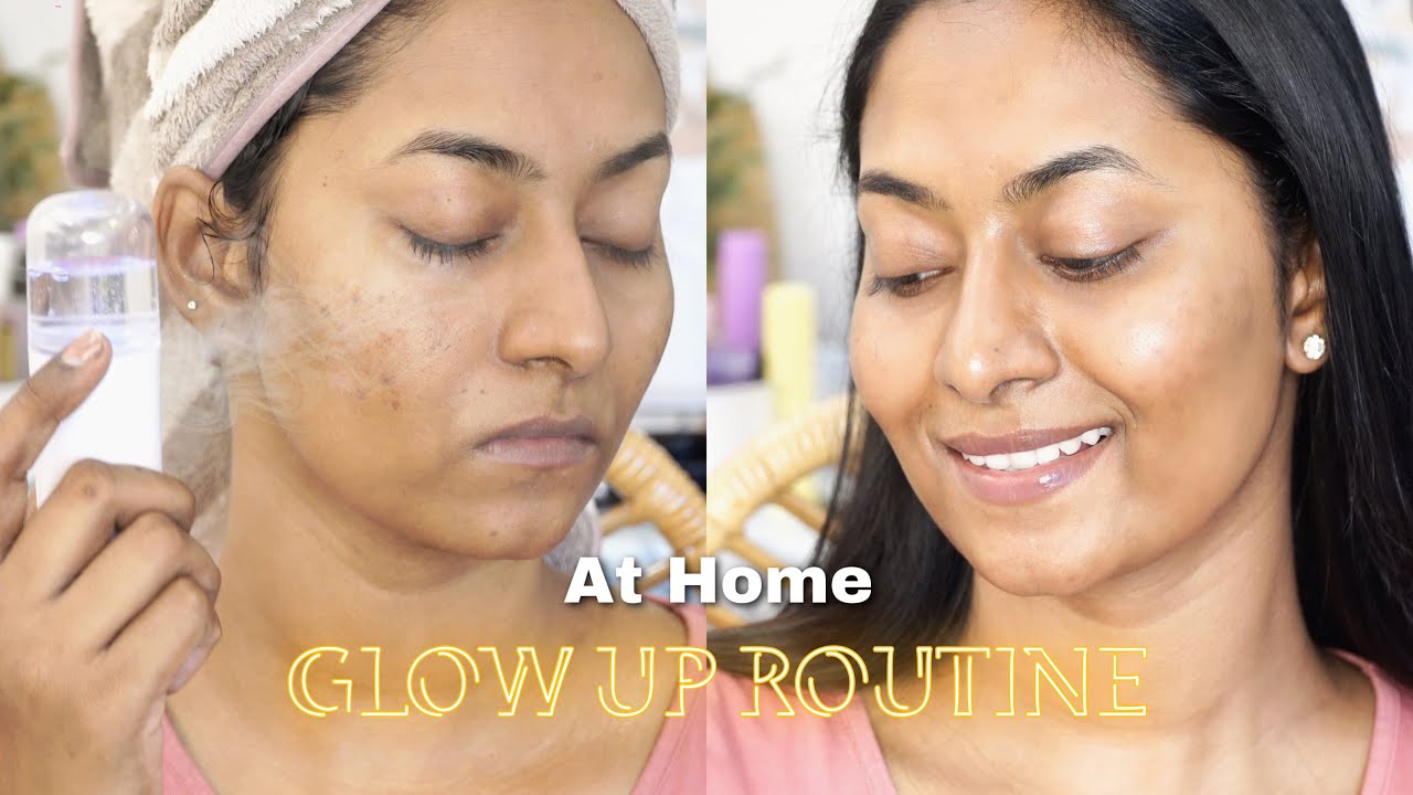 At Home GLOW UP ROUTINE for any Special Occasion - YouTube