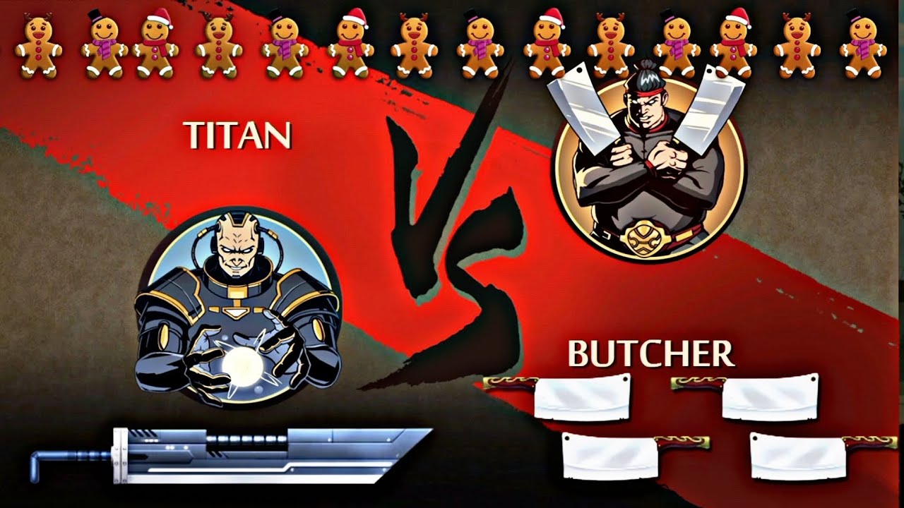 Titan vs butcher || shadow fight 2 || © by @Gurtej_ff_____ || shadow ...