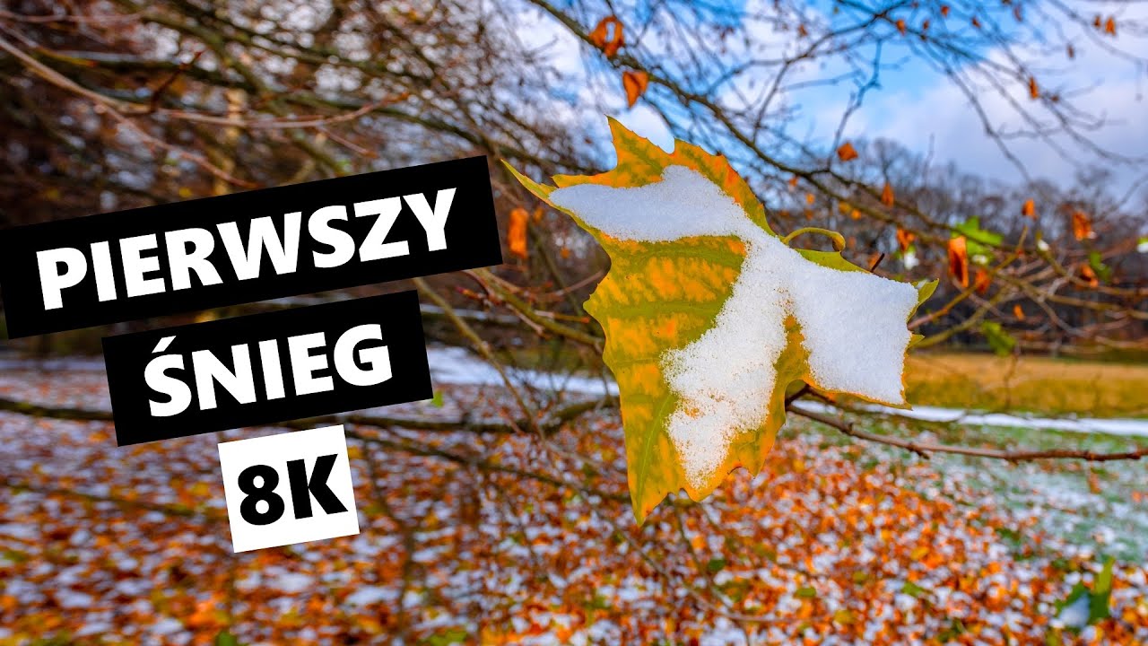 Pierwszy śnieg w 8K | Zima, snow, winter, śnieg, podróże, polska ...