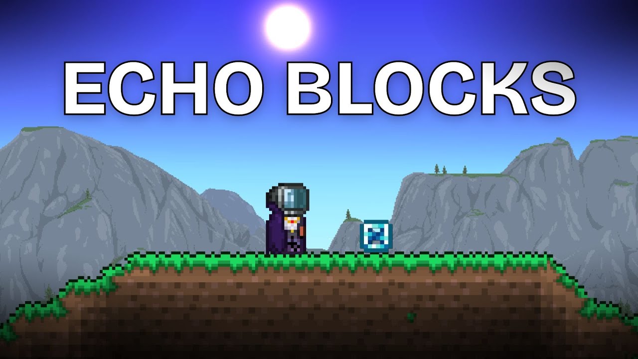 How To TROLL People With Echo Blocks in Terraria - YouTube