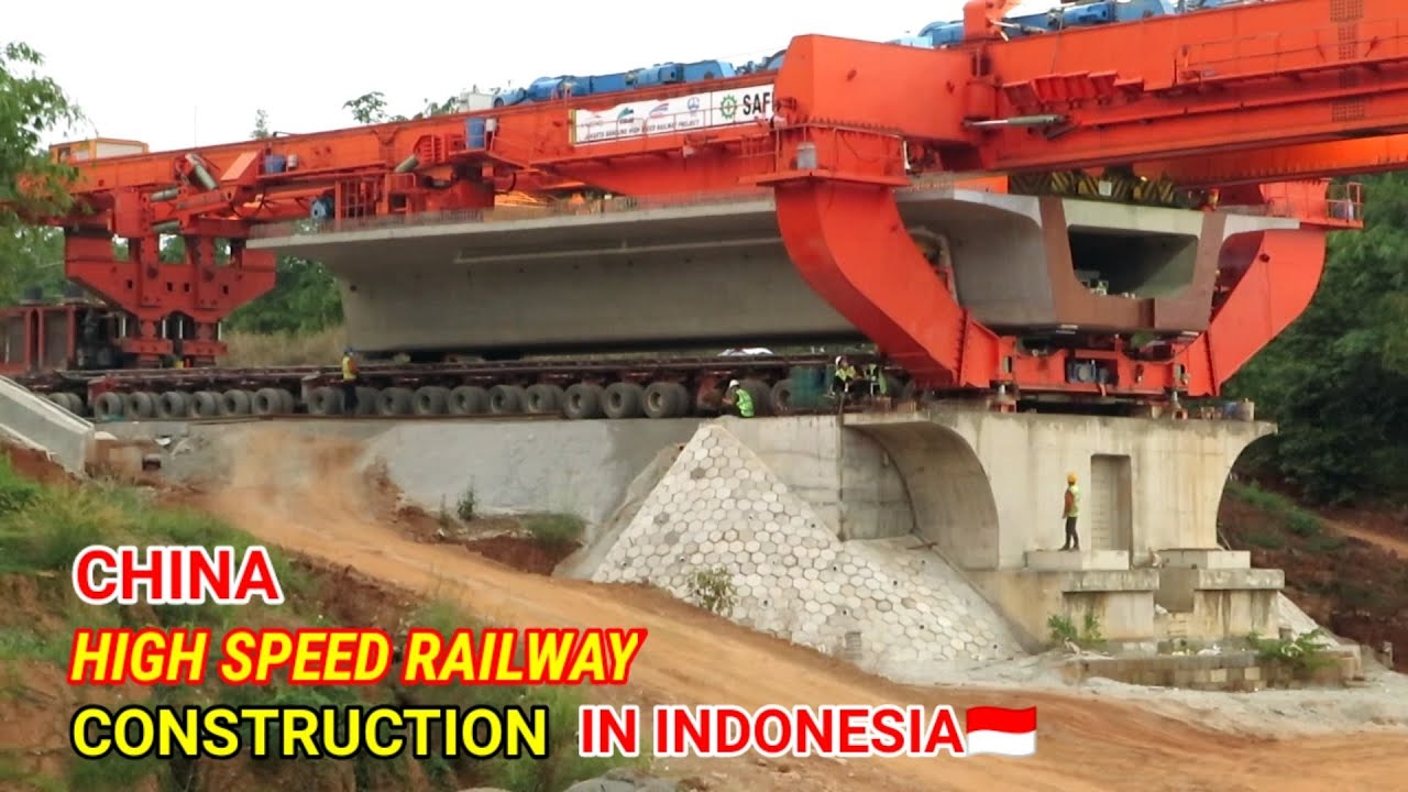 China High Speed Railway Construction in Indonesia. Proyek Kereta Cepat ...