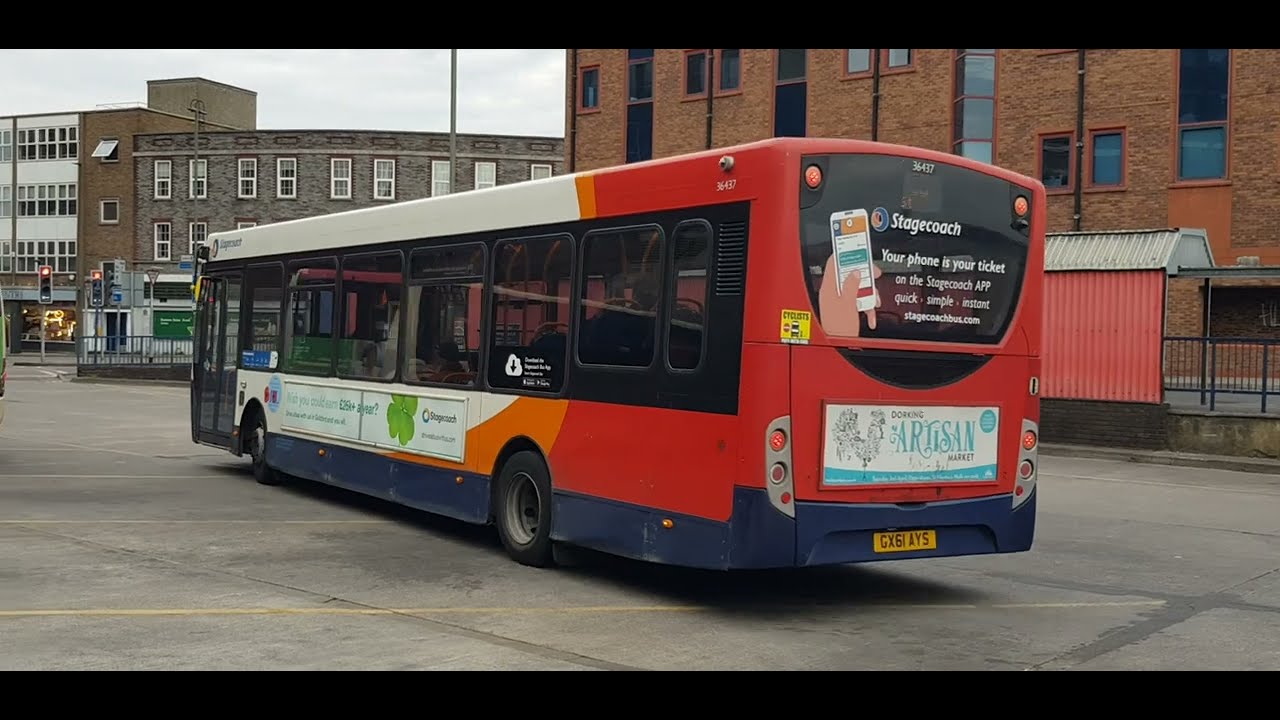 Here is the stagecoach bus 36437 on the number 53 in Guildford Tuesday ...