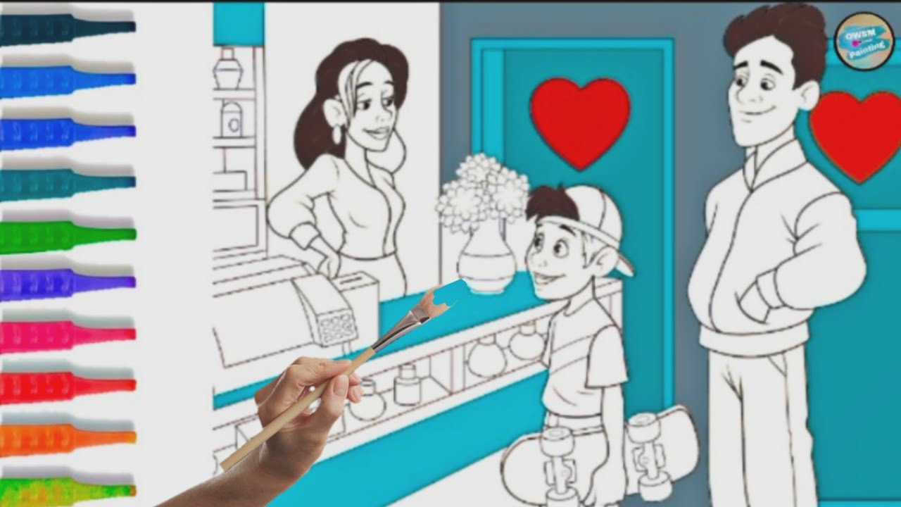 home coloring | videos for kids | kids colouring | kids painting | kids ...