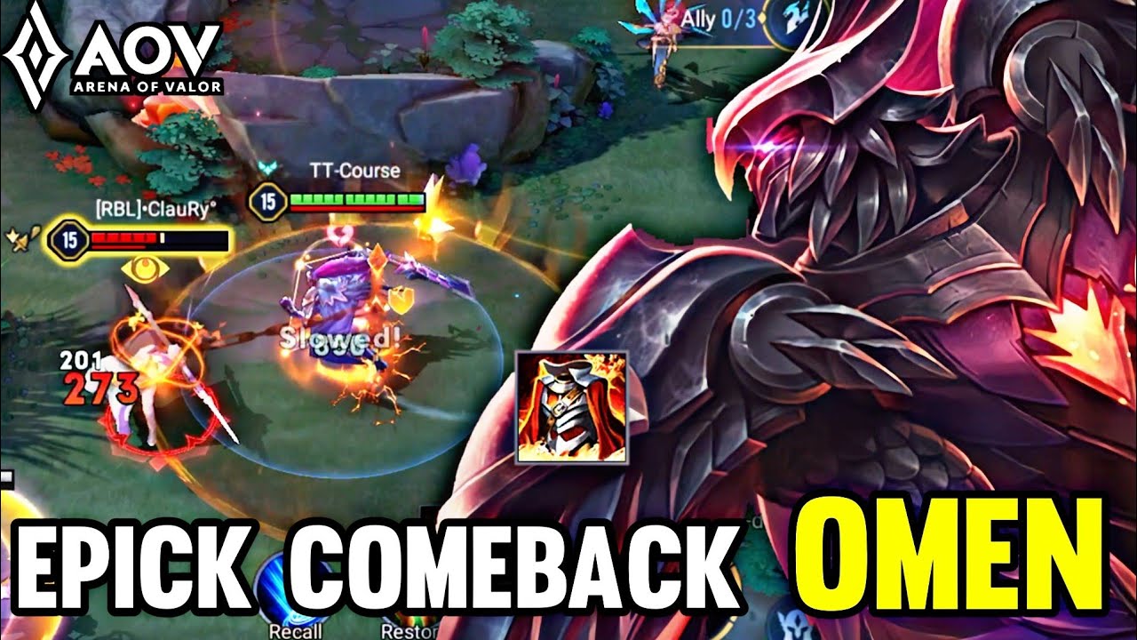 OMEN GAMEPLAY | EPICK COMEBACK - ARENA OF VALOR - YouTube