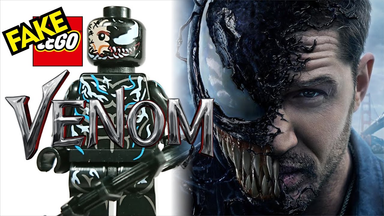 Fake Lego New Venom-Eddie Brock Version Custom Minifigure by WM Bricks ...