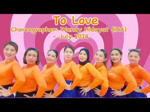 To Love Line dance#Choreo Wandy Hidayat (INA) | Demo By SSR Dance - YouTube