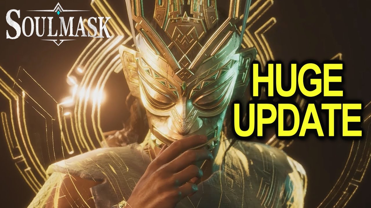 Soulmask gets another huge update | New mask | Ropeway transport ...