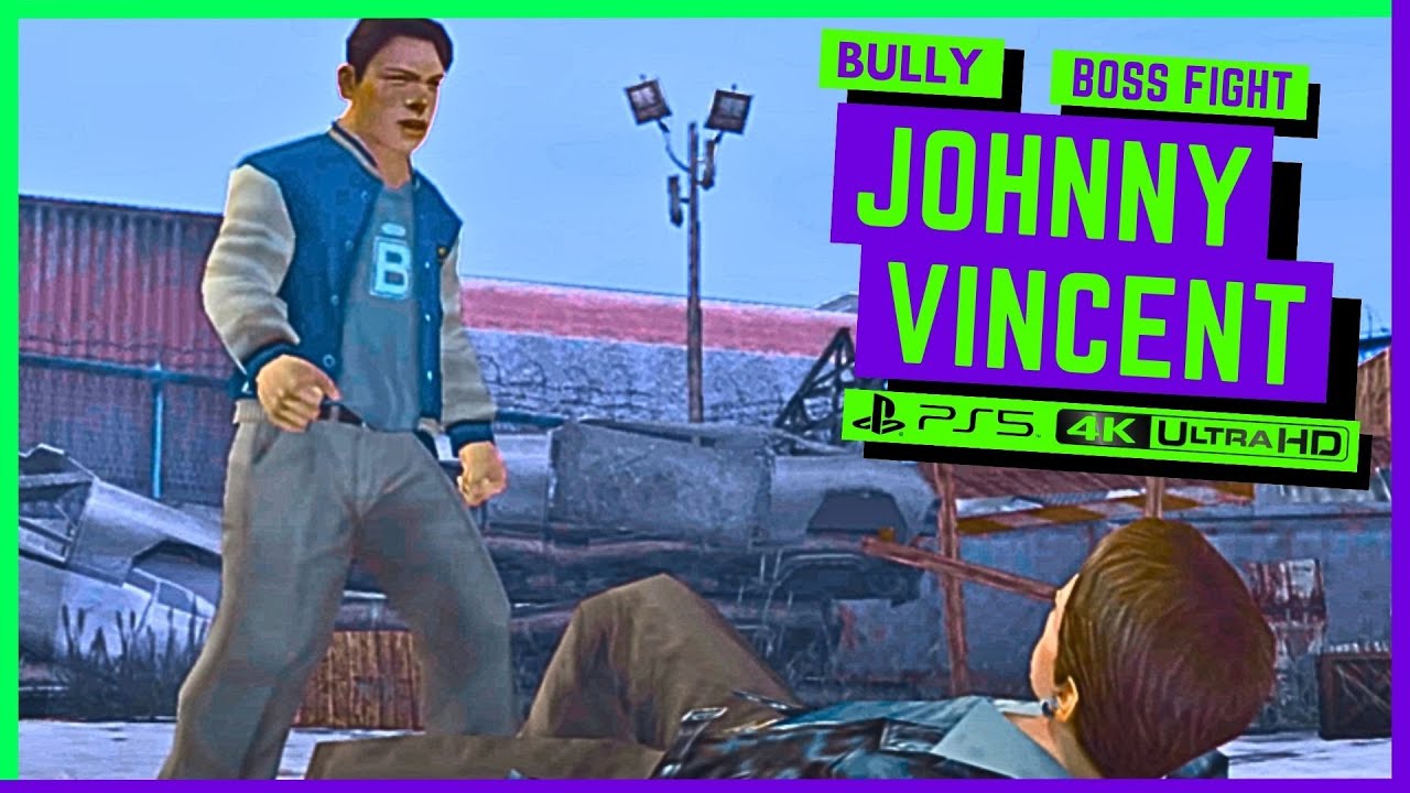 Pursues & Justice - Johnny Vincent Boss Fight in Bully [PS5] 4K - YouTube