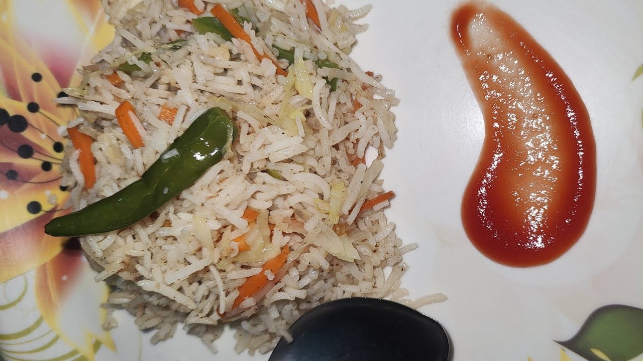 Restaurant style fried rice without sauce/ப்ரைட் ரைஸ் //hapima fried ...