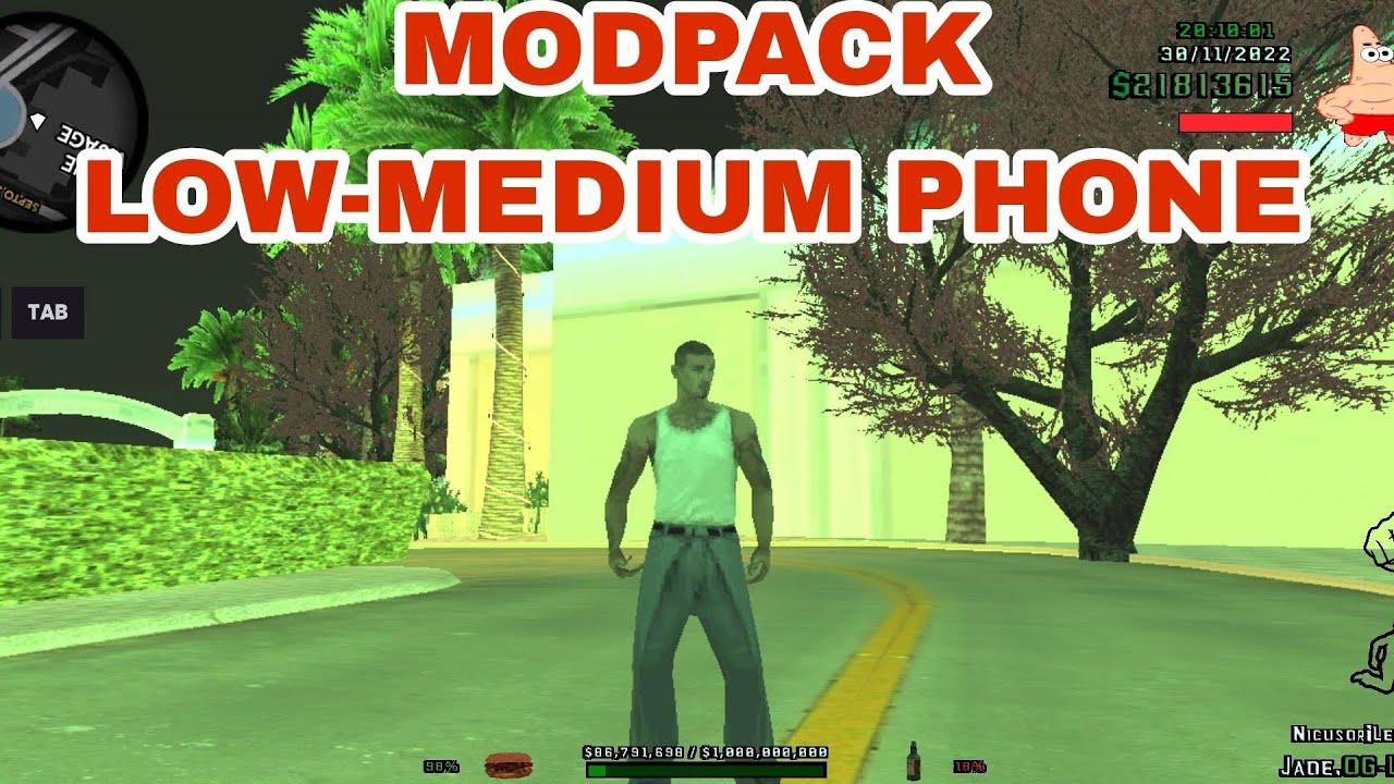 [SA-MP ANDROID] MODPACK LOW-MEDIUM PHONE!? - YouTube