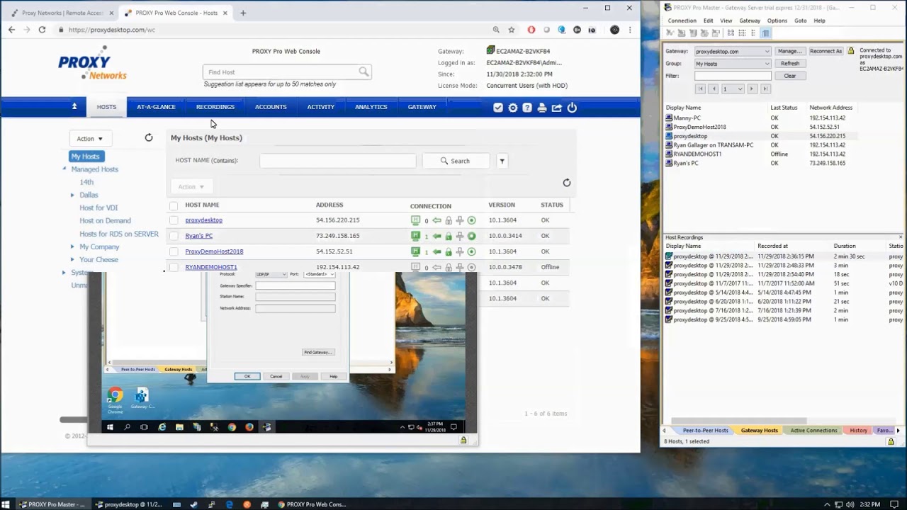 PROXY Pro RAS v10 - Screen Recording & Playback - YouTube