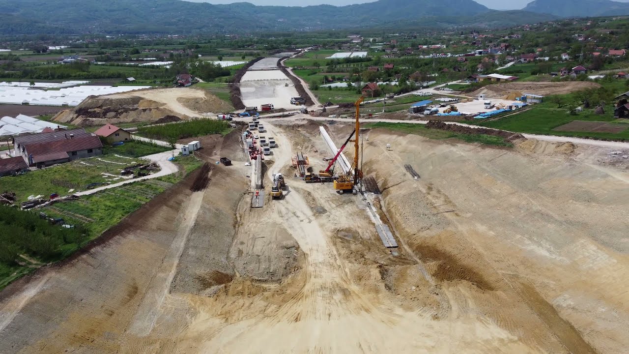 Autoput Beograd - Pozega trasiranja oko Trbusana Cacak 04.05.2021 - YouTube