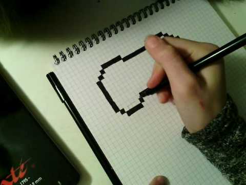 Pixel art manette de jeux - YouTube