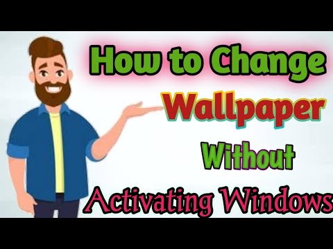 How To Change Wallpaper In Desktop Without Activating Windows - YouTube
