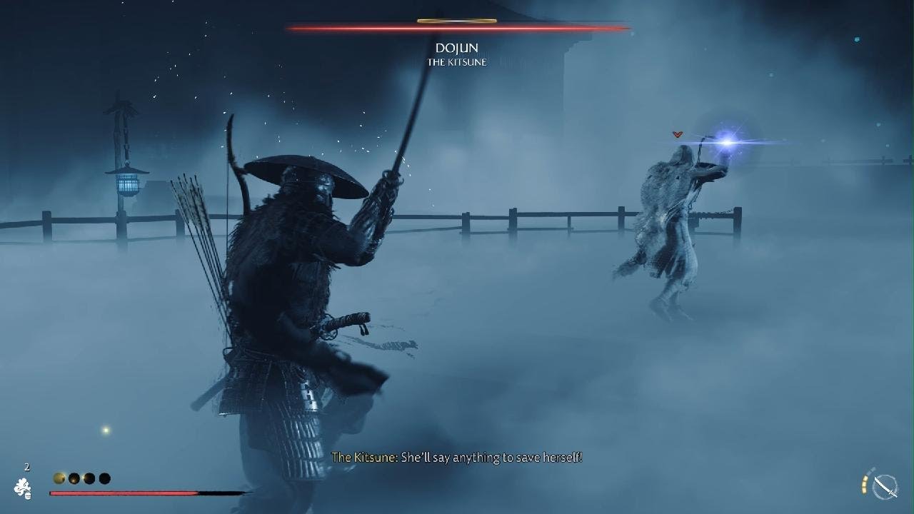 Ghost of Yōtei the kitsune full fight - YouTube
