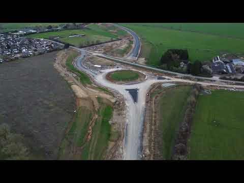 Roade bypass 22nd march 2023 - YouTube