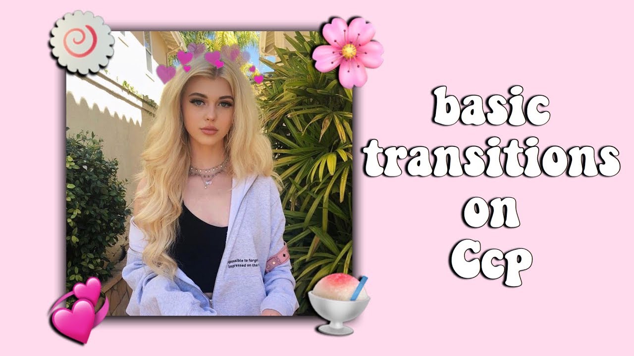 Basic Transitions on Cute Cut Pro || CCP - YouTube