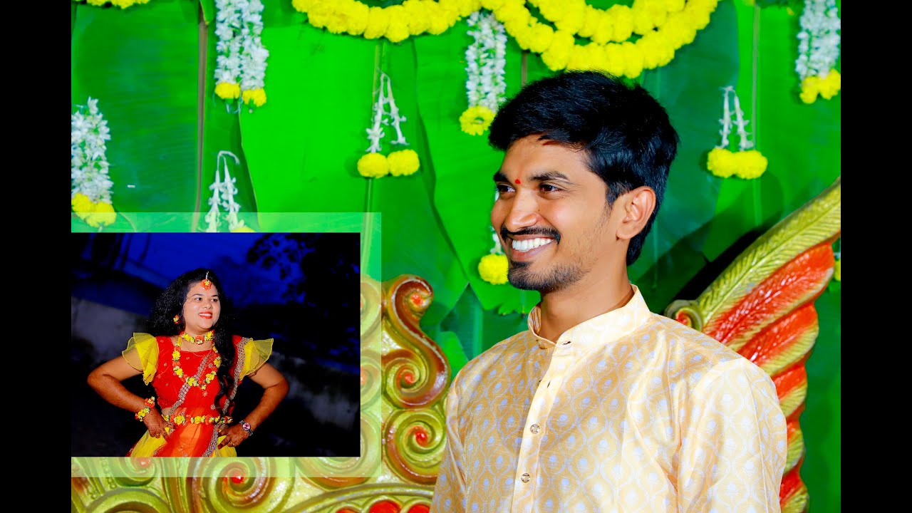 Sai Kumar & Preethika Haldi Moments #Shankar Photography 96660 53510 ...