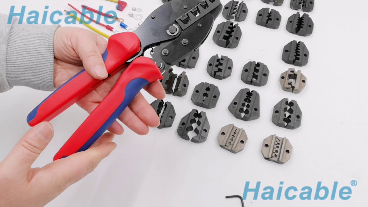 35WF Cord End Sleeve And Wire Ferrules crimping tools dies 10-35 sqmm 8 ...