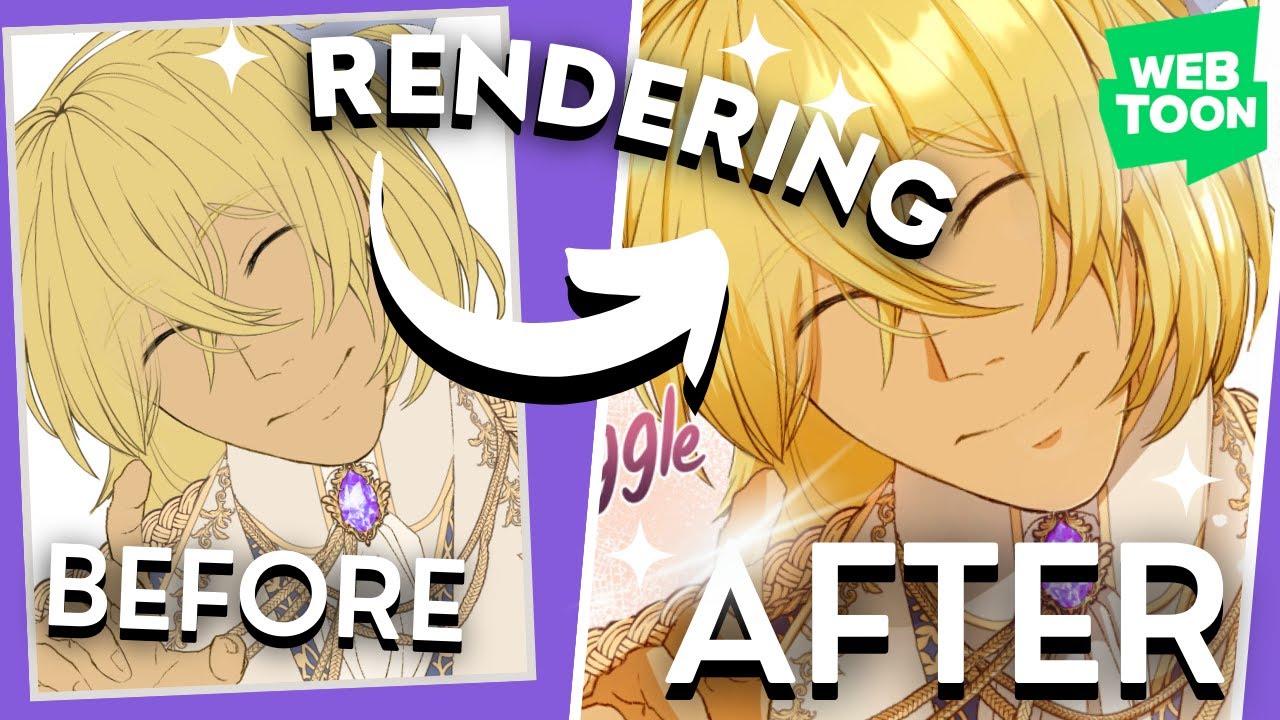 A Speedpaint...But with Chaotic Commentary (Webtoon Rendering Process) - YouTube