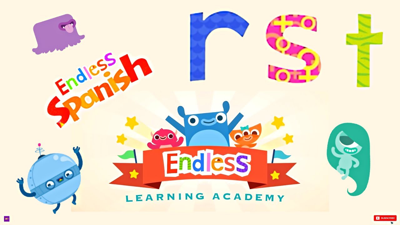 Endless Learning Academy | Spanish Sight Words | Letter R, S & T | Fun ...