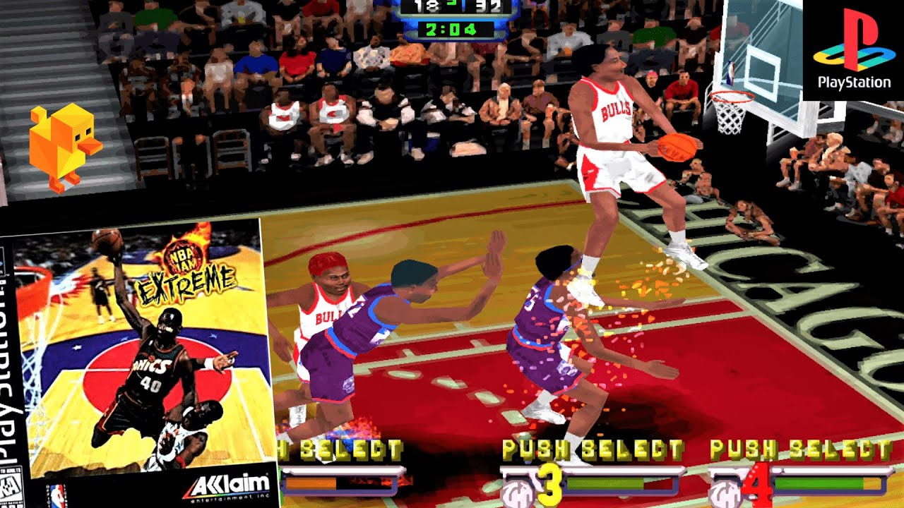 NBA Jam Extreme (1996) Sony PlayStation (PSX) Gameplay in HD ...
