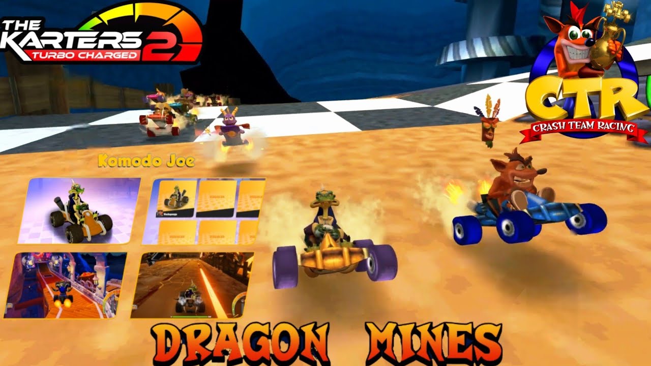 The Karters 2: Turbo Charged: Crash Team Racing: Dragon Mines Mod ...