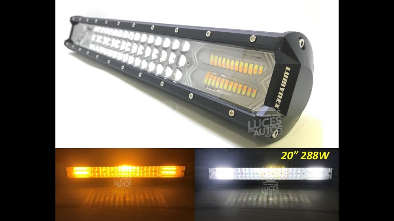💥LA MEJOR BARRAS LED DUAL COLOR STROBE SERIE X2 💥 - YouTube