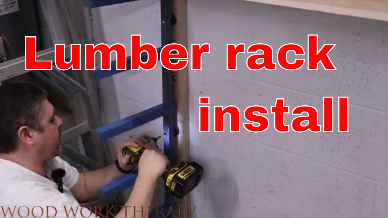 DIY Lumber Rack Installation: Step-by-Step Guide - YouTube