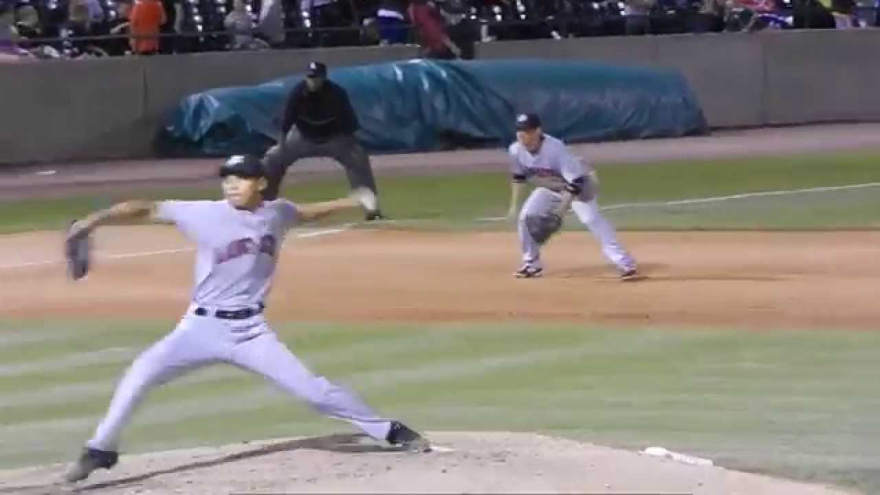 Former MLB Fu-Te Ni Pitching HD - YouTube