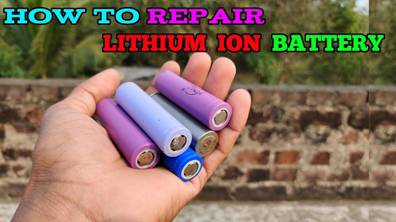 How To Repair Lithium Ion Battery || Lithium Battery Repair - YouTube